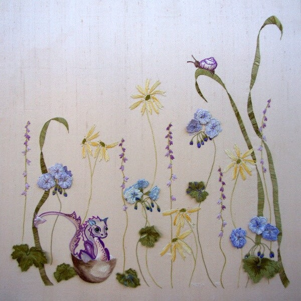 Dragon Hand Embroidery Pattern - Etsy