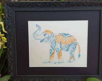 Elephant Hand Embroidery Pattern - Etsy