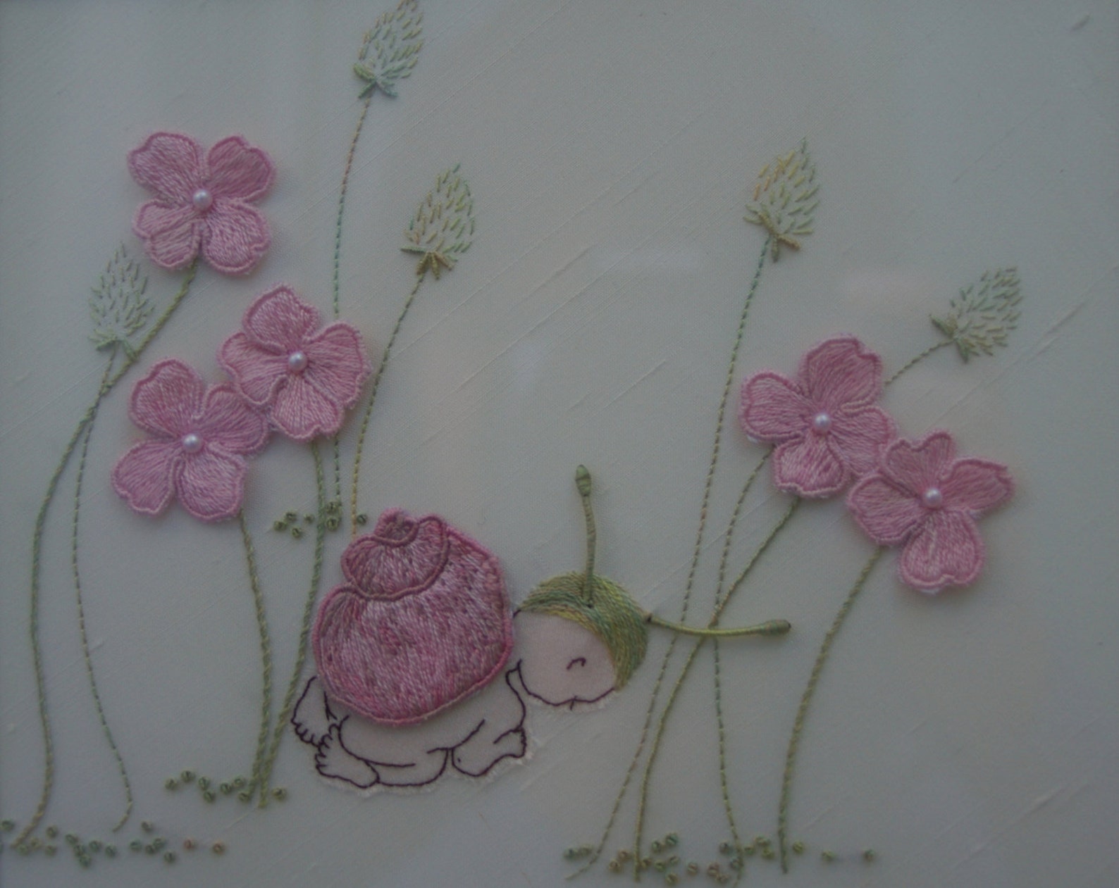 Hand Embroidery. Snail Baby Hand Embroidery PDF INSTRUCTIONS & PATTERN ...