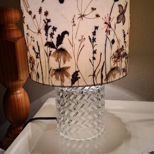 Hand Embroidery Lampshade Pattern. Wildflower Meadow Hand Embroidery ...