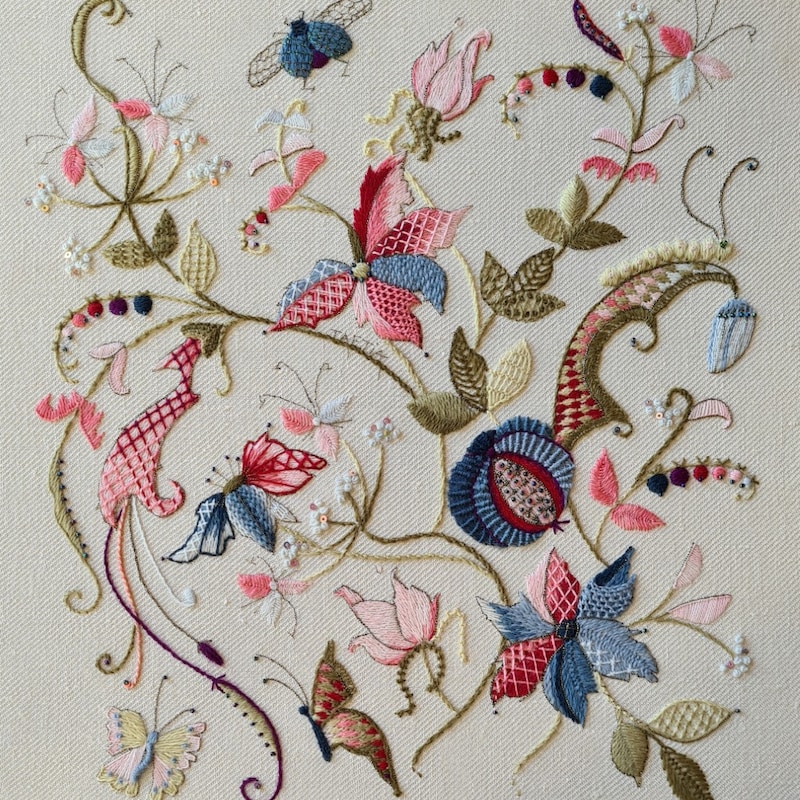 Crewel Embroidery - Etsy