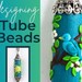 Designing Tube Beads in Polymer Clay-downloadable VIDEO Tutorial-how to ...