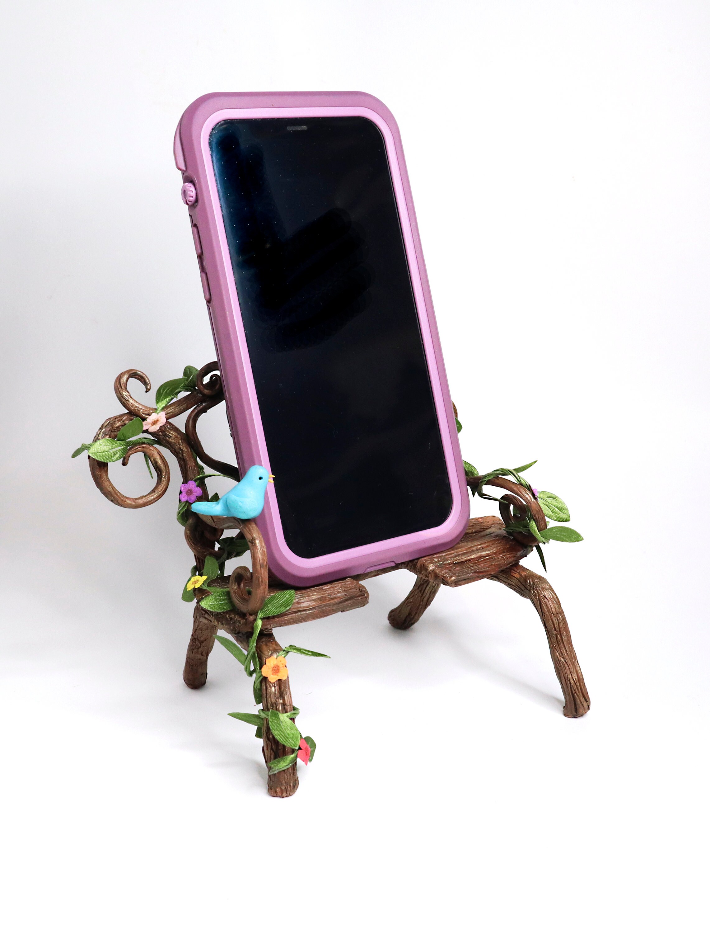 Fairy Garden Phone Bench in Polymer Clay-downloadable VIDEO Tutorial - Etsy