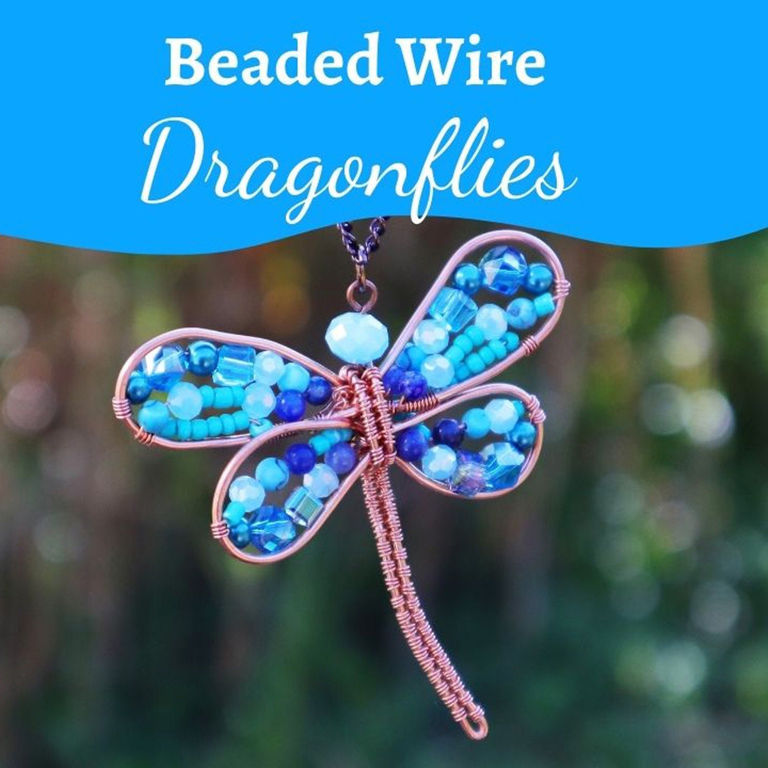 Beaded Wire Dragonflies-downloadable VIDEO Tutorial-do Simple Wire ...