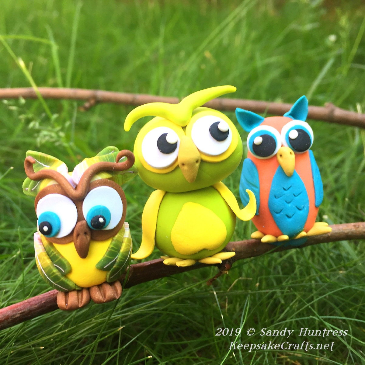 Create Adorable Owls in Polymer Clay-build-a-bird Workshop-downloadable ...