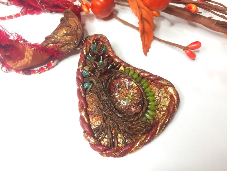 Fantasy Tree Necklace Pendants in Polymer Clay Downloadable PDF ...