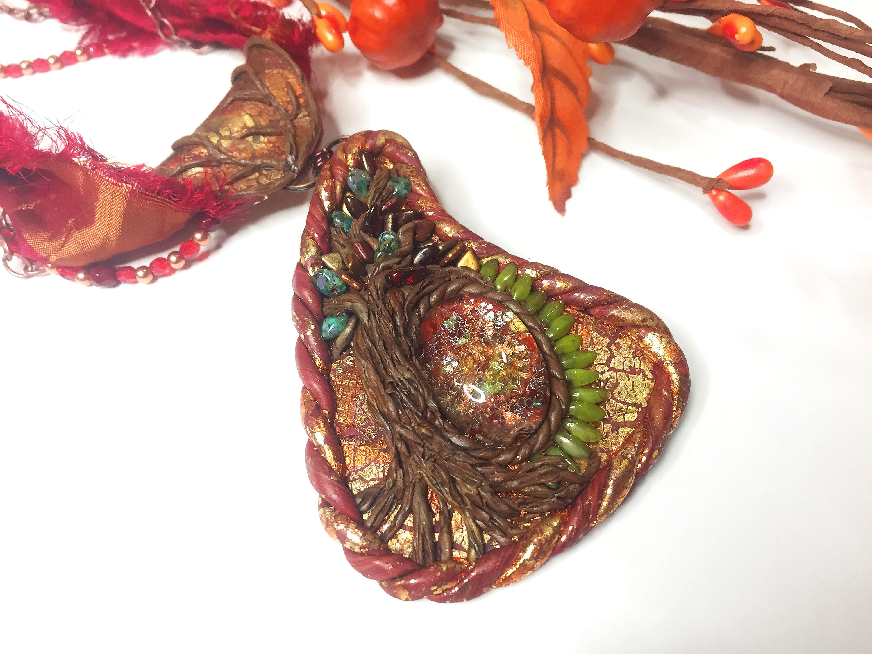Fantasy Tree Necklace Pendants in Polymer Clay Downloadable PDF ...