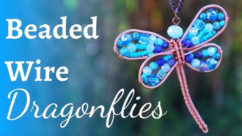 Beaded Wire Dragonflies-downloadable VIDEO Tutorial-do Simple | Etsy