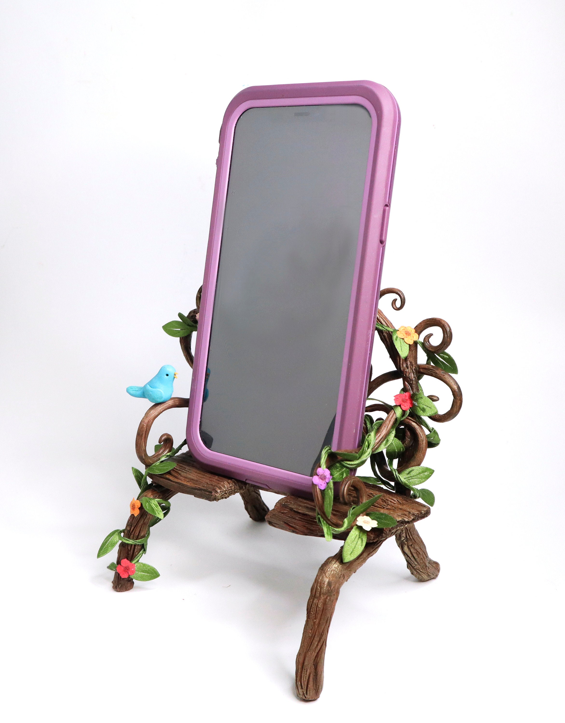 Fairy Garden Phone Bench in Polymer Clay-downloadable VIDEO Tutorial - Etsy