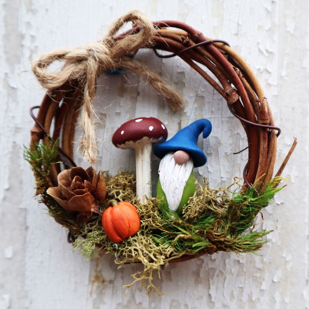 Woodland Wreaths in Polymer Clay-downloadable VIDEO Tutorial - Etsy