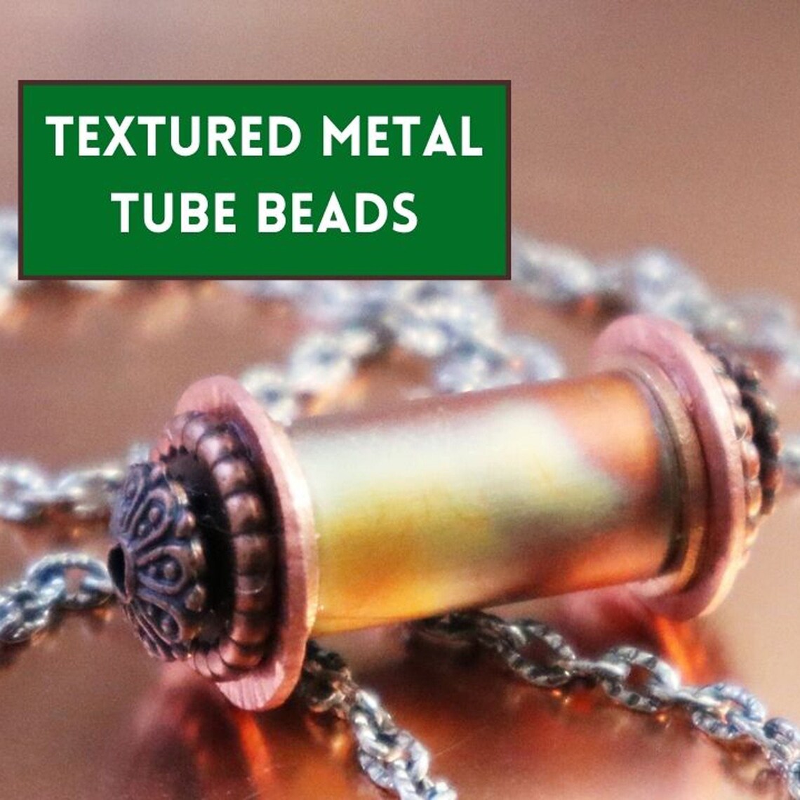 Textured Metal Tube Beads - Downloadable VIDEO Tutorial - Etsy