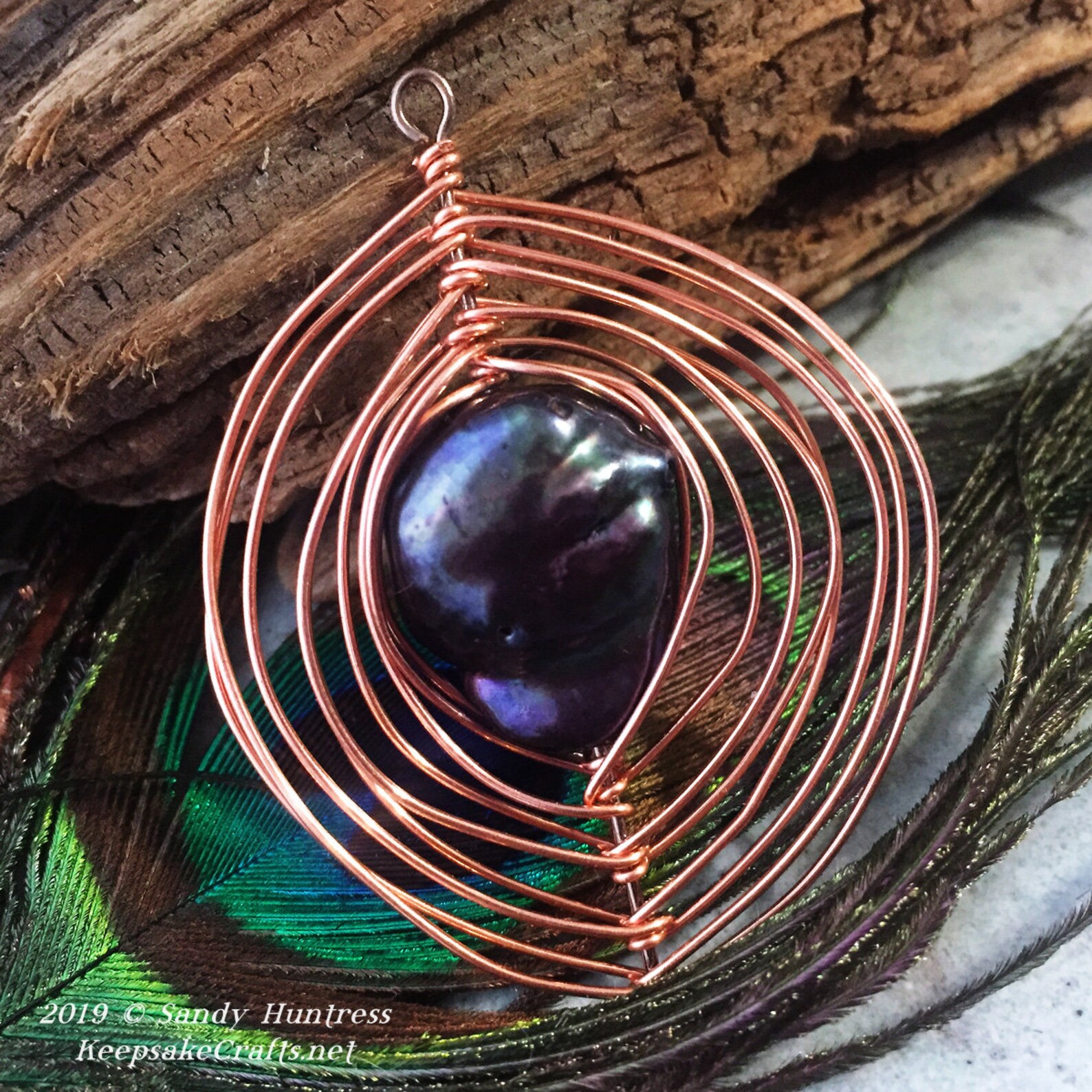 Peacock Style Wire Wrapped Jewelry-downloadable VIDEO Tutorial - Etsy