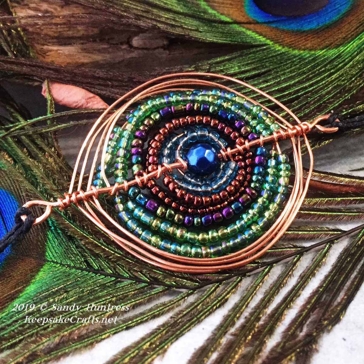 Peacock Style Wire Wrapped Jewelry-downloadable VIDEO Tutorial - Etsy