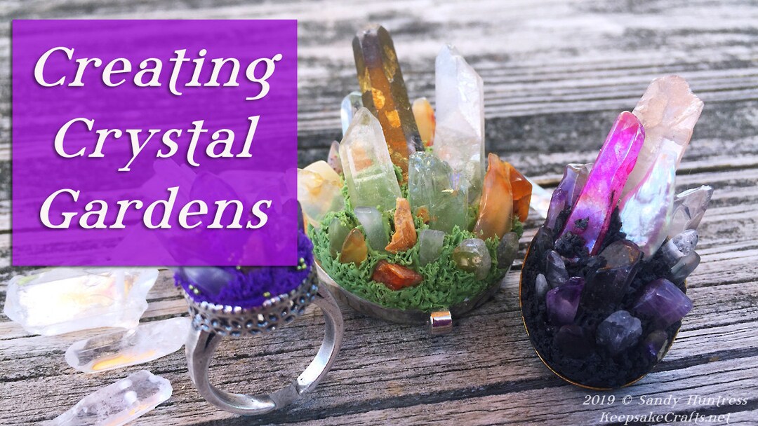 Creating Crystal Gardens - Downloadable VIDEO Tutorial - Etsy