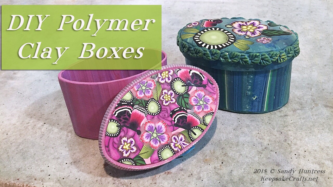 Create DIY Boxes in Custom Shapes and Sizes in Polymer Clay ...
