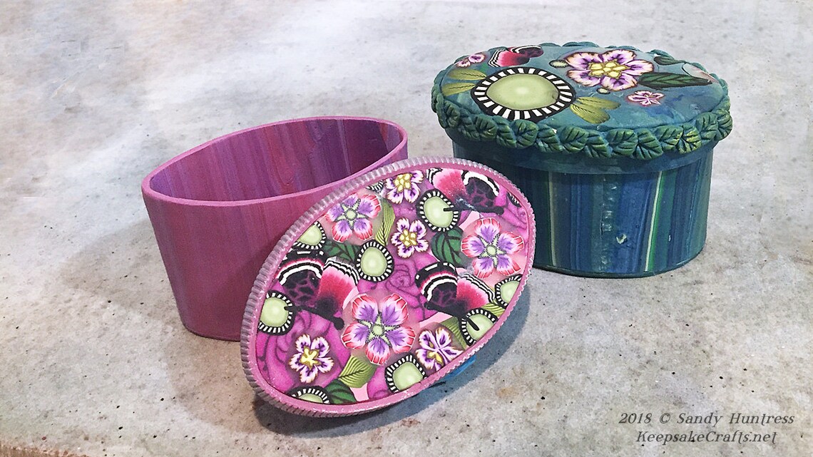 Create DIY Boxes in Custom Shapes and Sizes in Polymer Clay ...