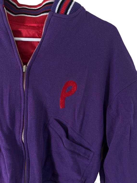 vintage PONY reversible bomber jacket womens size med… - Gem