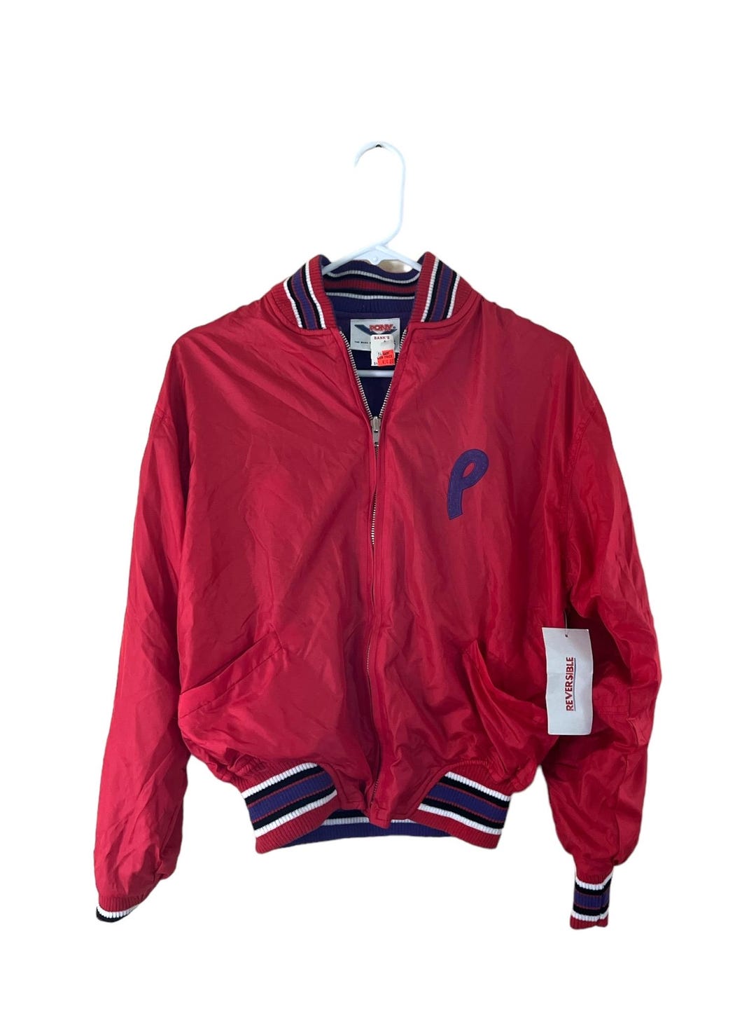 Vintage PONY Reversible Bomber Jacket Womens Size Medium Deadstock NWT ...