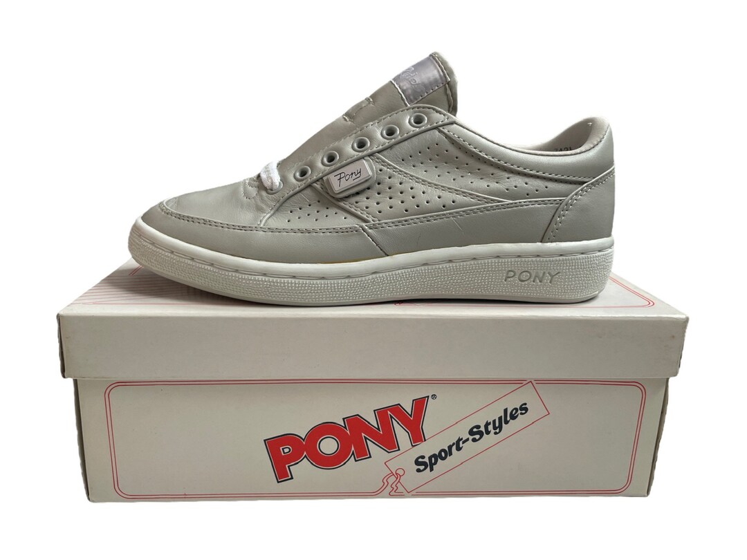 Vintage Pony Preference Leather Sneakers Shoes Womens Size 7 Deadstock ...