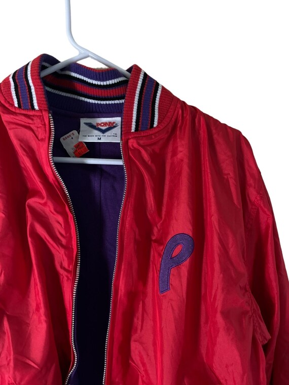vintage PONY reversible bomber jacket womens size med… - Gem