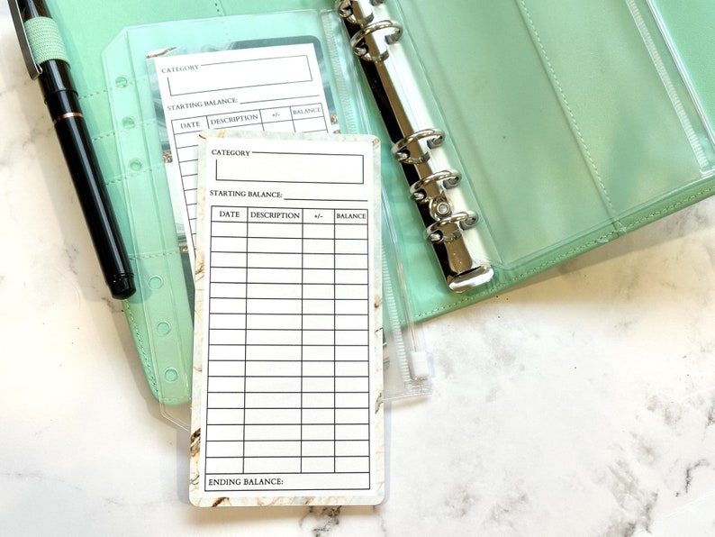 Cash Envelope Inserts Printable Cash Envelope Tracker Cash Stuffing ...