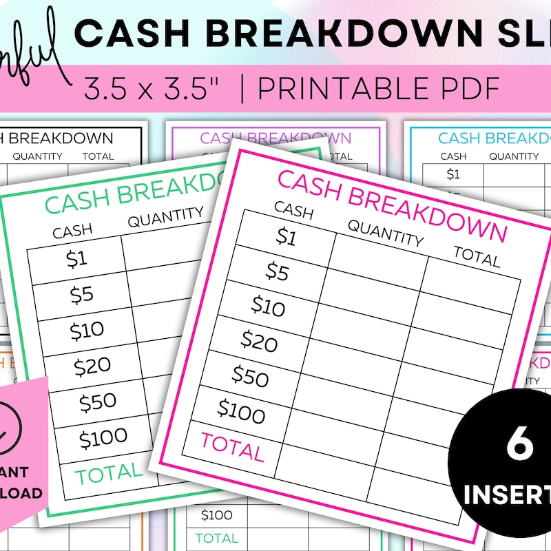 Cute Cash Budget Planner - Etsy