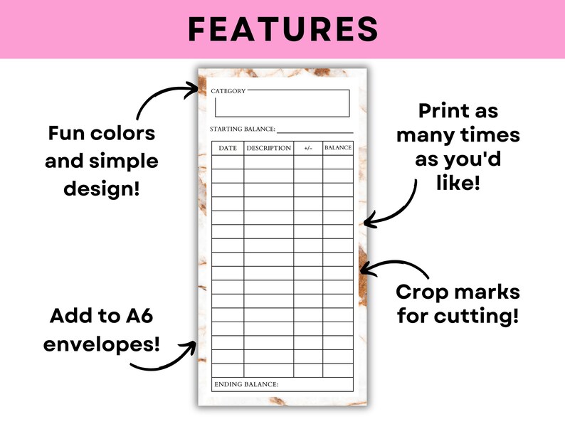 Printable Budget Breakdown Bundle Cash Envelope Breakdown Sheet ...