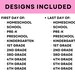 Printable Welcome to First Grade Pennant Flag Printable First Day of ...