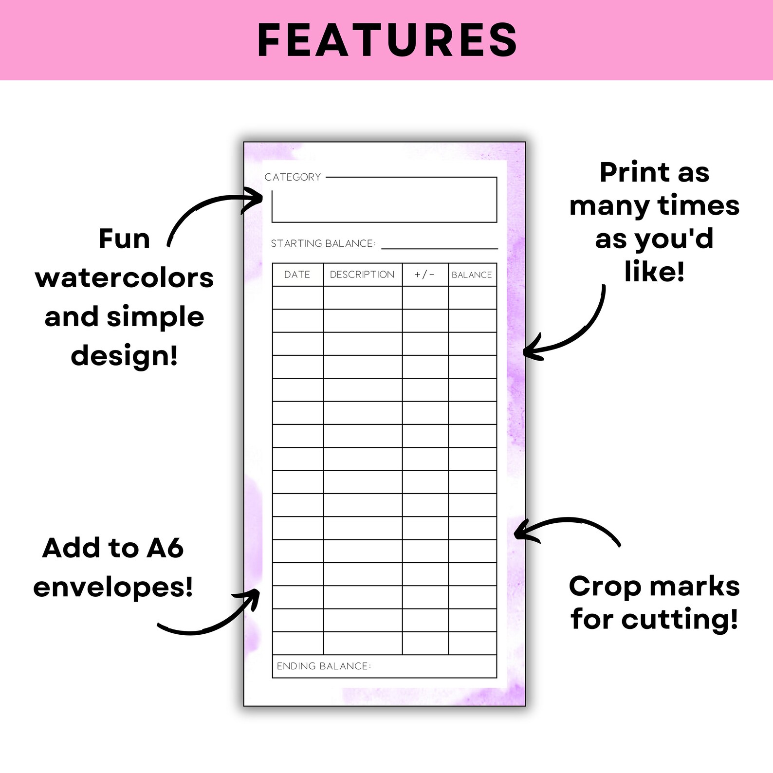 Printable Budget Breakdown Bundle Cash Envelope Breakdown Sheet ...