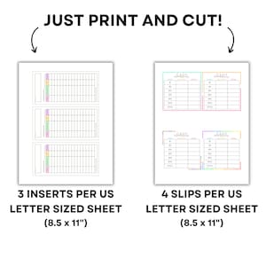 Printable Budget Breakdown Bundle Cash Envelope Breakdown Sheet ...