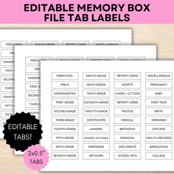 Memory Box - Etsy UK