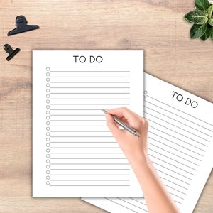 Printable to Do List Printable Planner Insert Happy Planner Refill ...