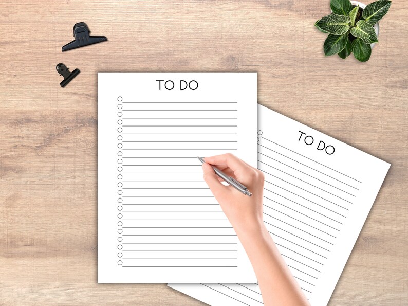 Printable to Do List Printable Planner Insert Happy Planner Refill ...