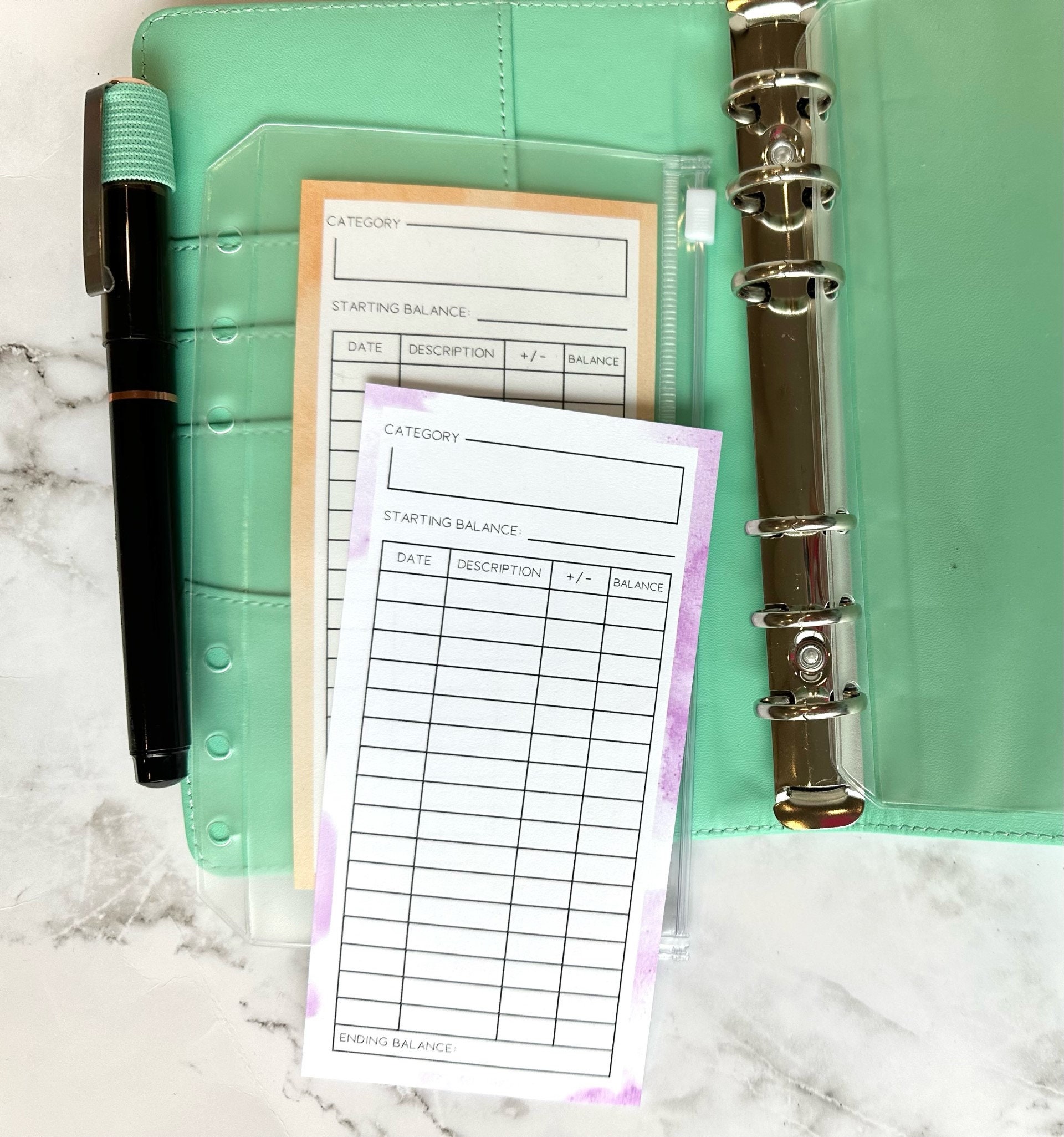 Cash Envelope Inserts Printable Cash Envelope Tracker Cash Stuffing ...