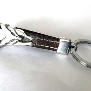 Wolf Keychan Leather Keychain Gift for Wolf Lovers Keychain - Etsy