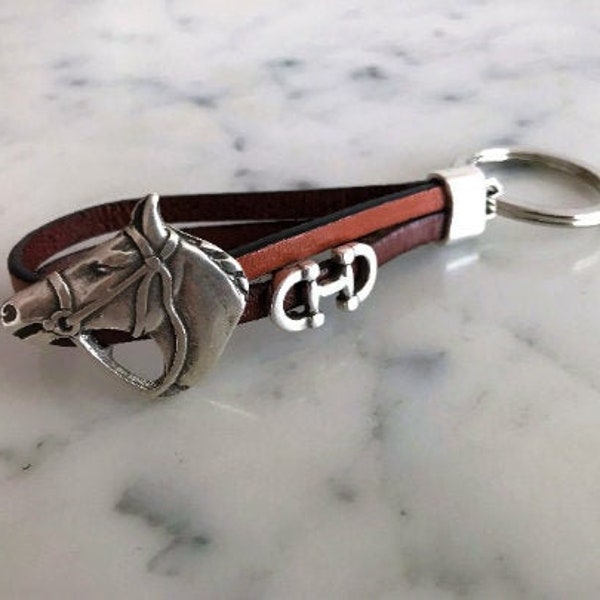Horse Keychain - Etsy