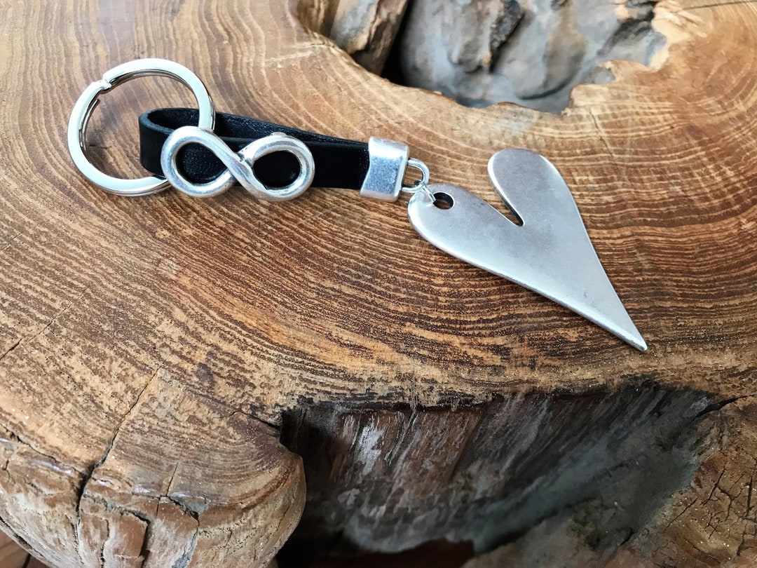 Personalized Heart Keychain, Anniversary Day Gift, Christmas Gift ...