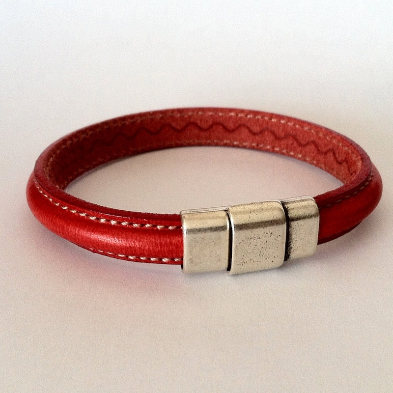 Red Bracelet - Etsy