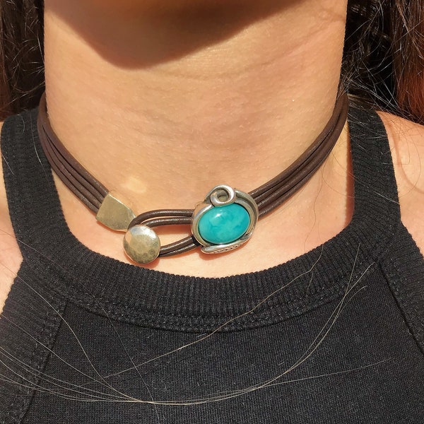 Turquoise Choker - Etsy