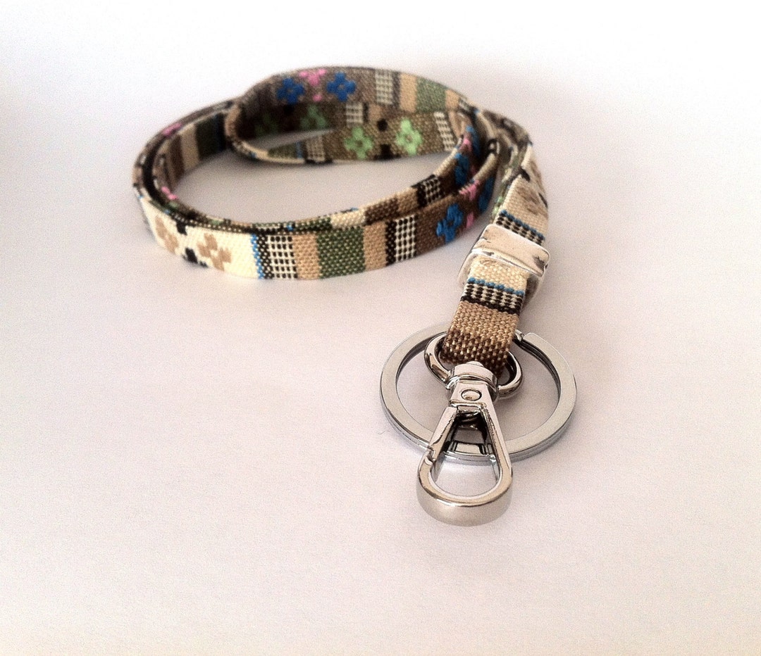 Woven Lanyard, Ethnic Lanyard, Badge Holders, Boho Keychain, Bohemian ...