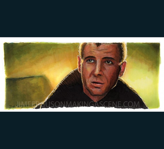 Blade Runner Rick Deckard Poster Print by Jim Ferguson | Etsy
