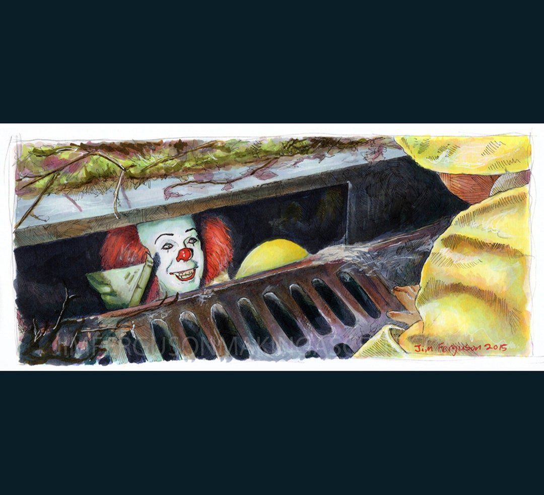 It - They All Float Down Here Poster Print by Jim Ferguson - Etsy