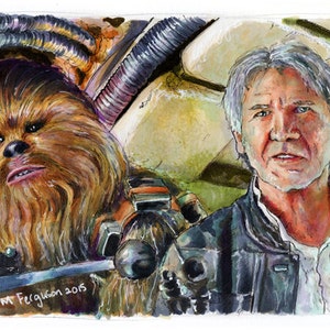 Star Wars - Chewie We're Home Poster Print by Jim Ferguson - Etsy