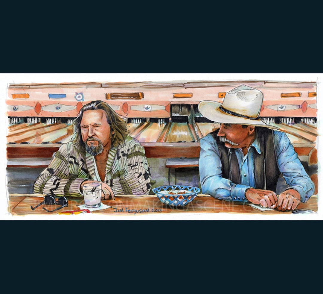 The Big Lebowski - Sometimes You Eat the Bar 5"x11" Poster Print by Jim ...