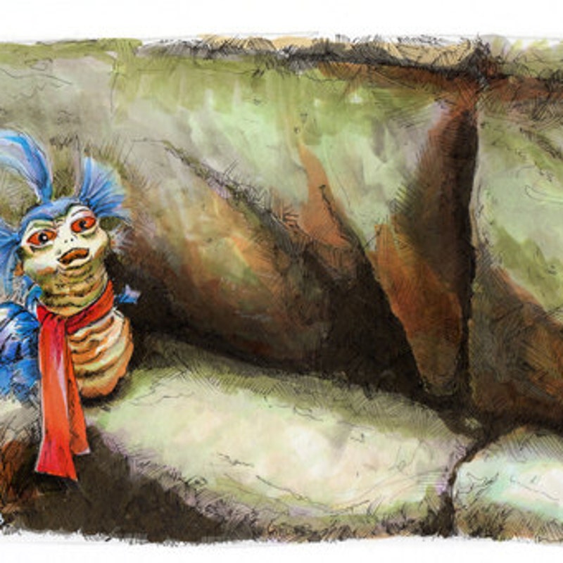 Labyrinth Worm - Etsy