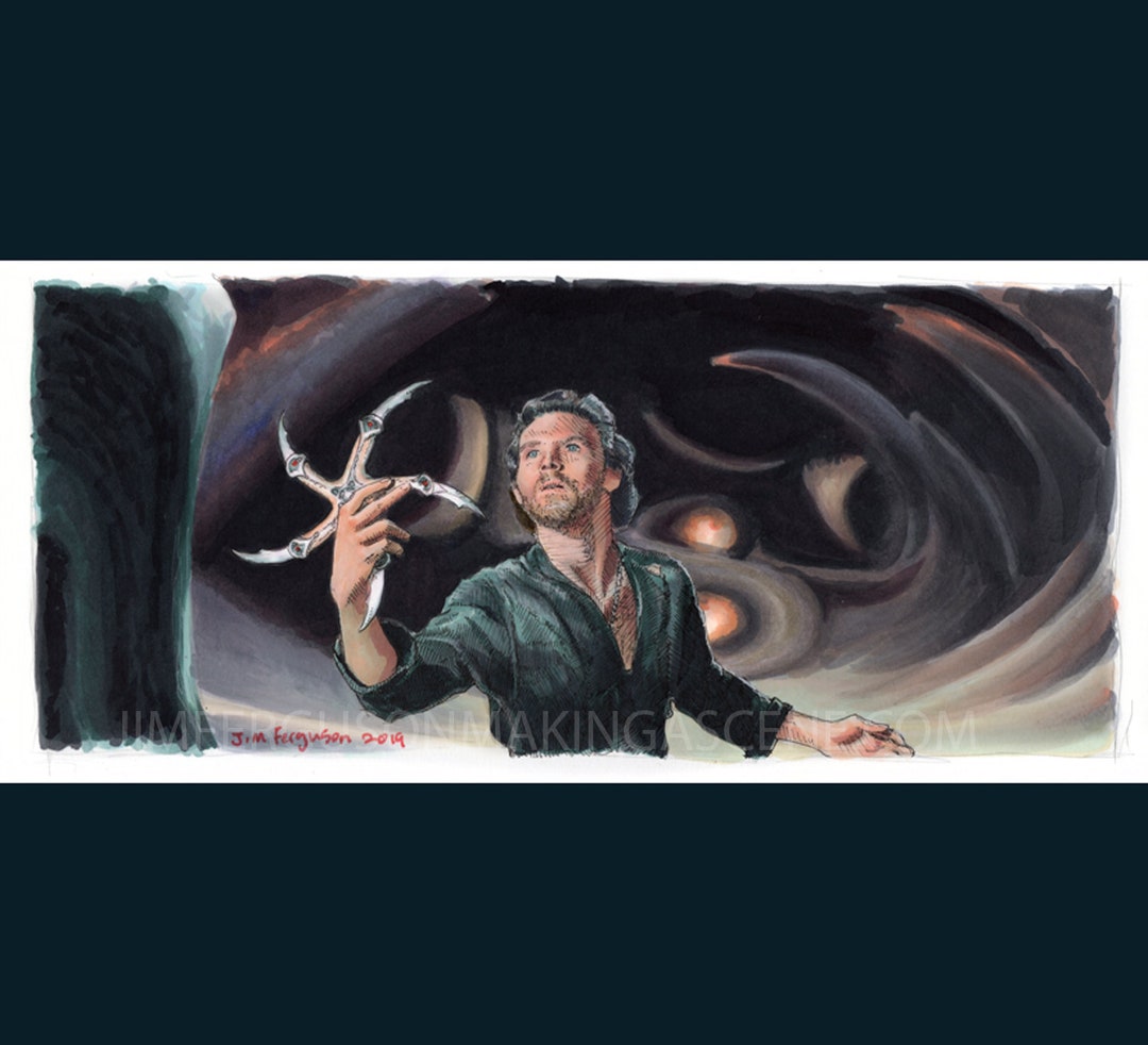 Krull - the Glaive Poster Print by Jim Ferguson - Etsy