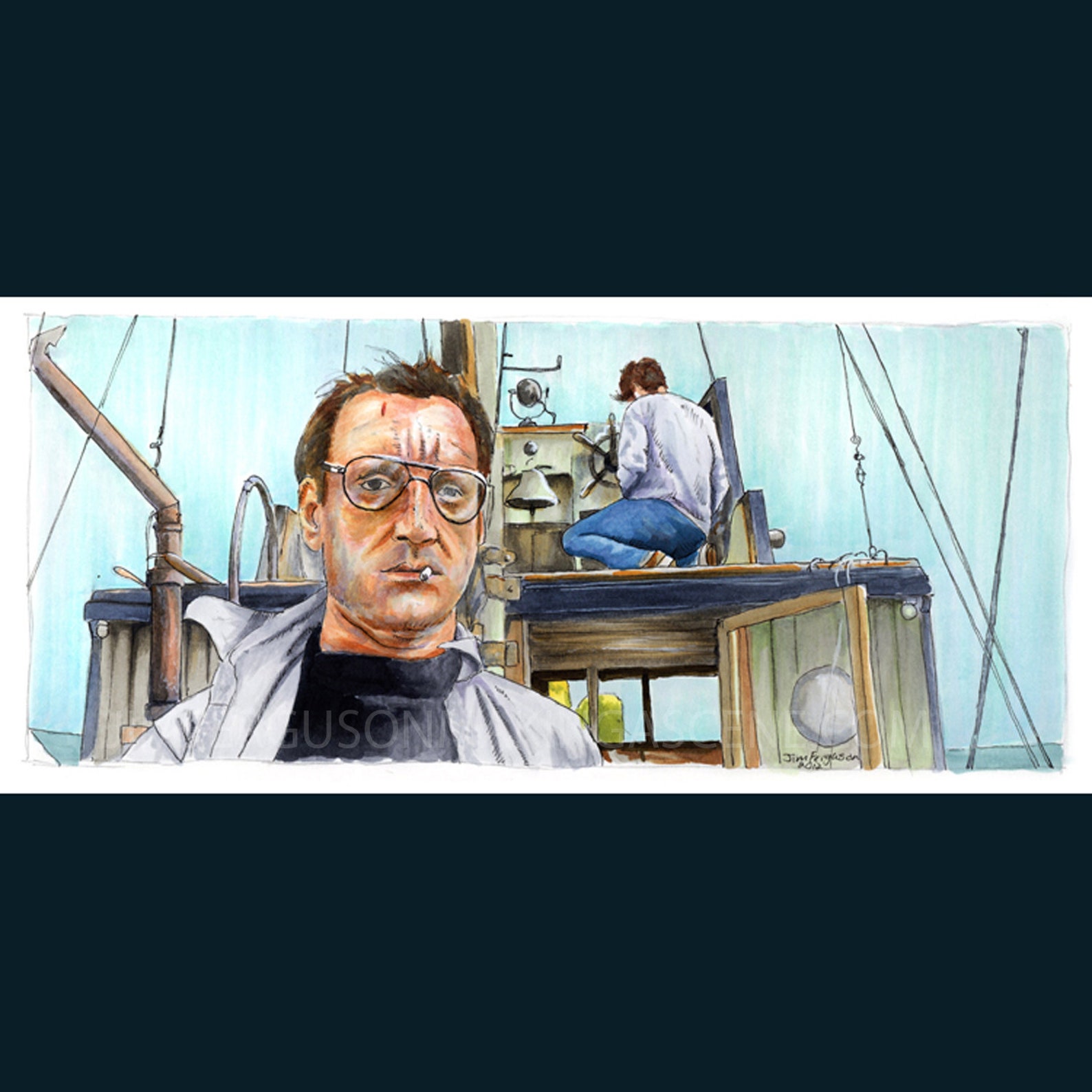 Jaws - We're Gonna Need a Bigger Boat Poster Print by Jim Ferguson - Etsy