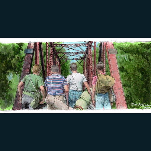 Stand by Me Art Print - Etsy