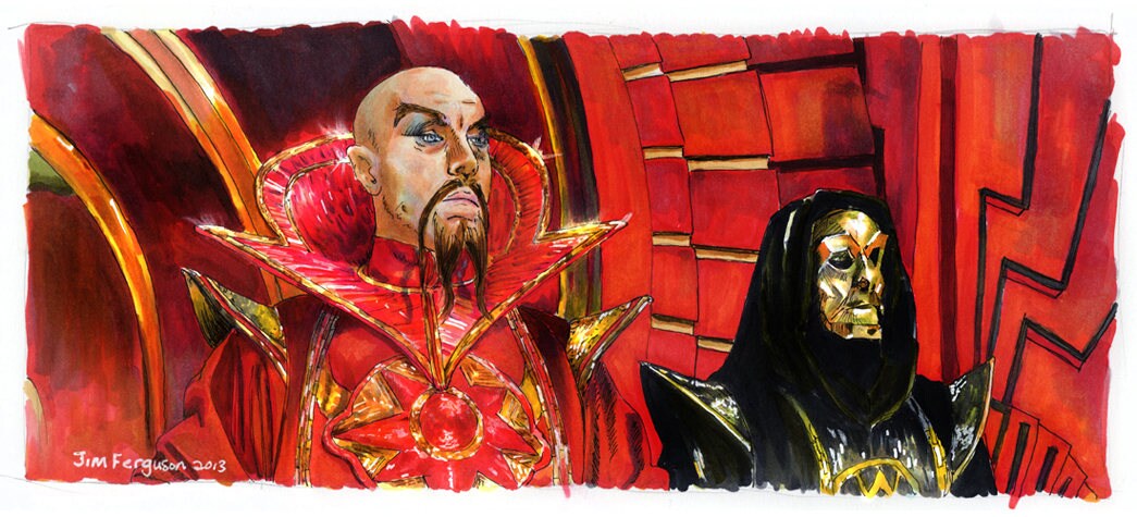 Flash Gordon Klytus I'm Bored Art Print by Jim Ferguson - Etsy