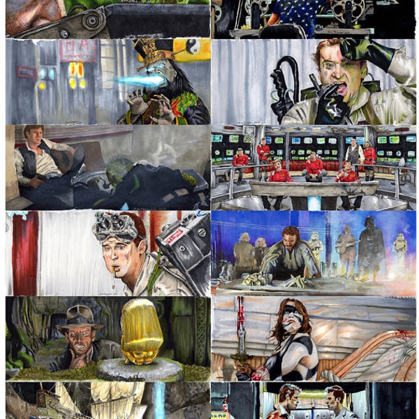 Jim Ferguson Movie Art - Etsy UK